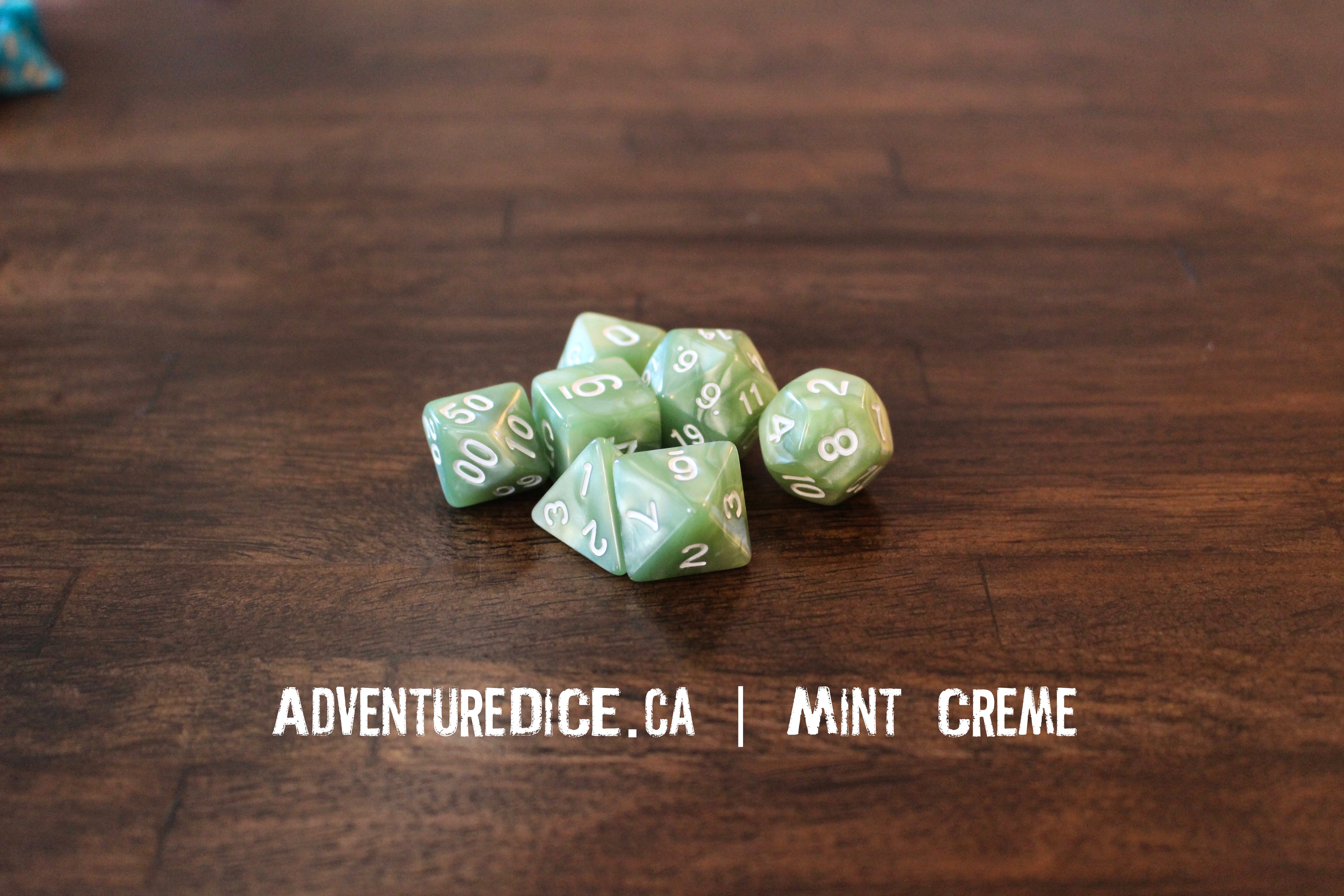 Mint Creme – Adventure Dice