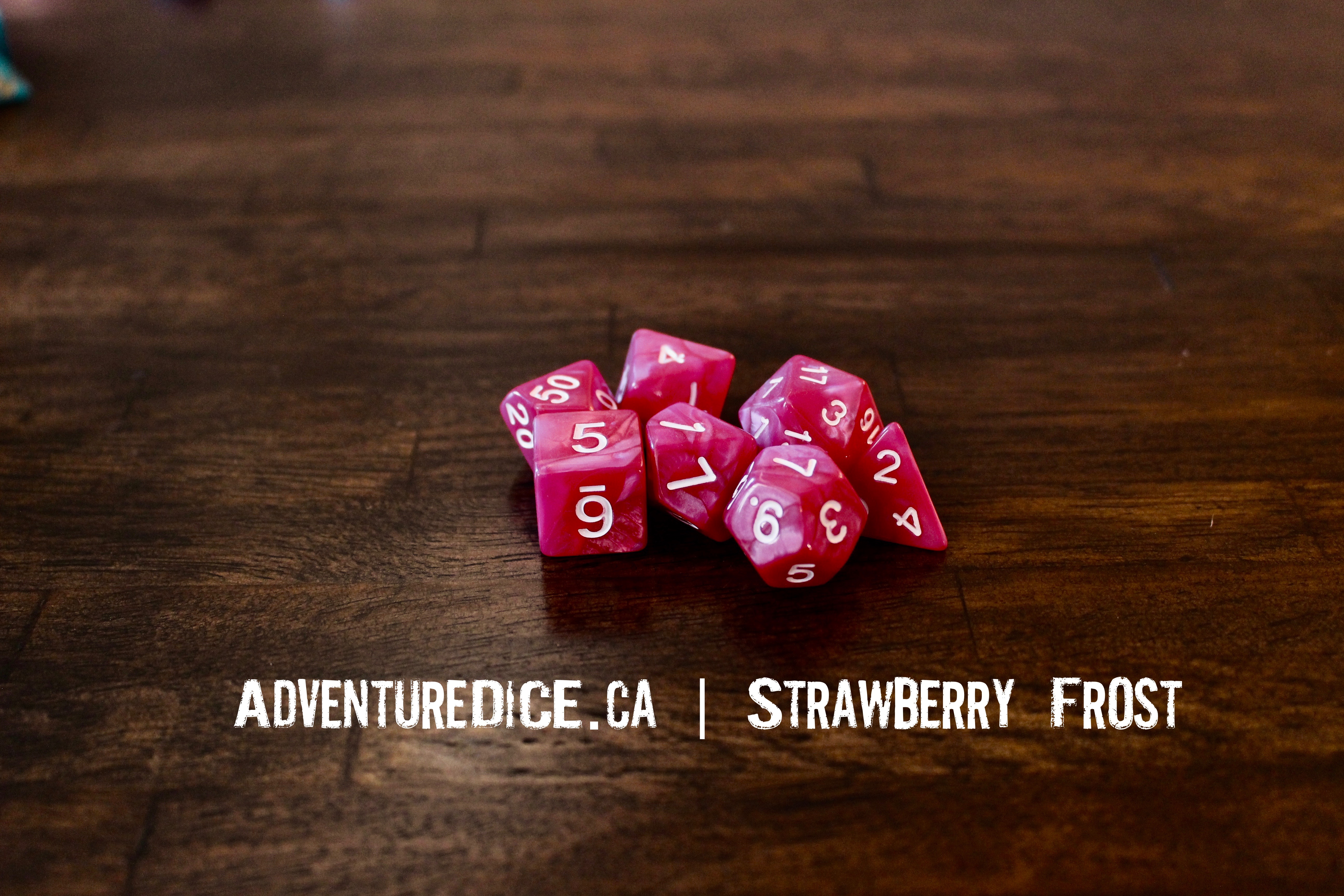 Strawberry Frost – Adventure Dice