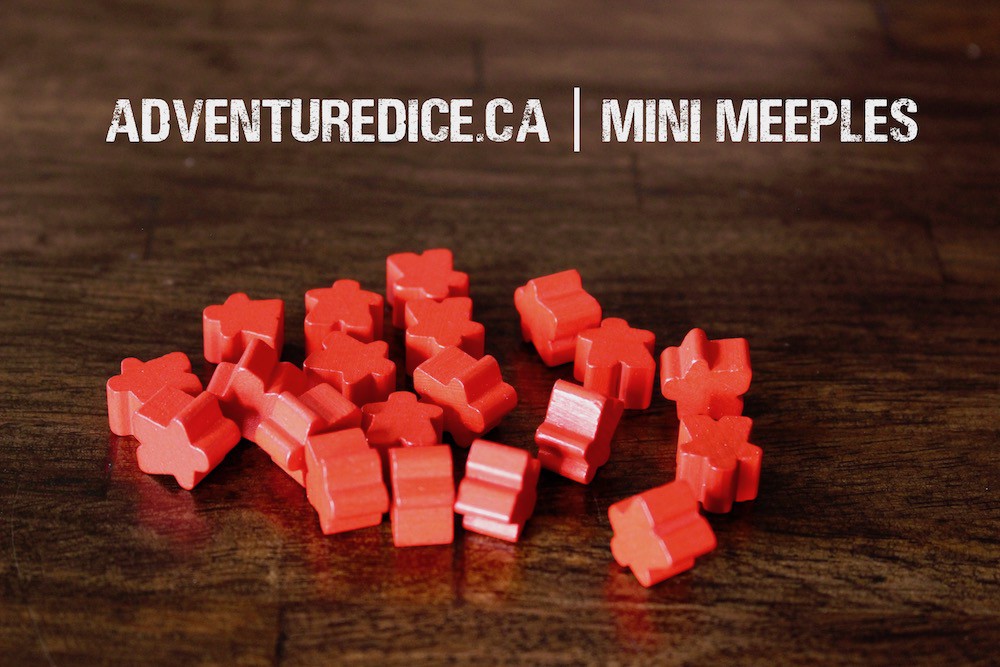 Mini Meeples 20 Pack Wood – Adventure Dice