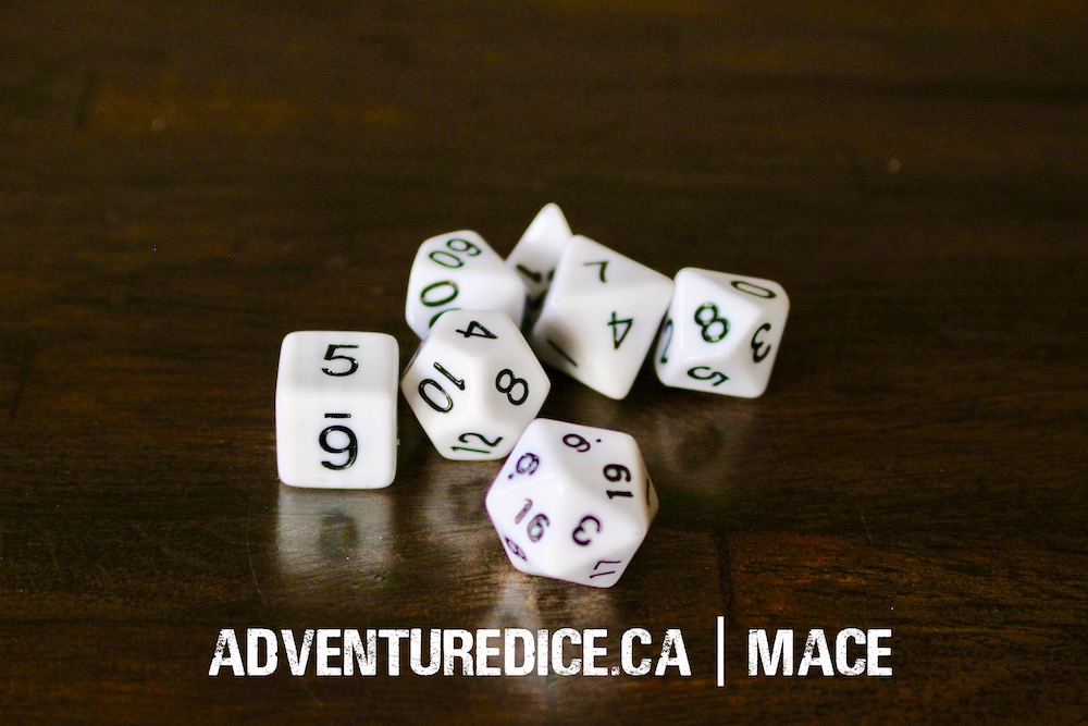 Mace dice set – Adventure Dice