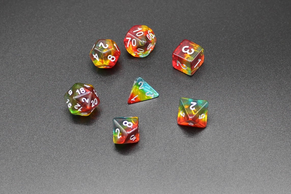 Nuclear Sunset dice set – Adventure Dice