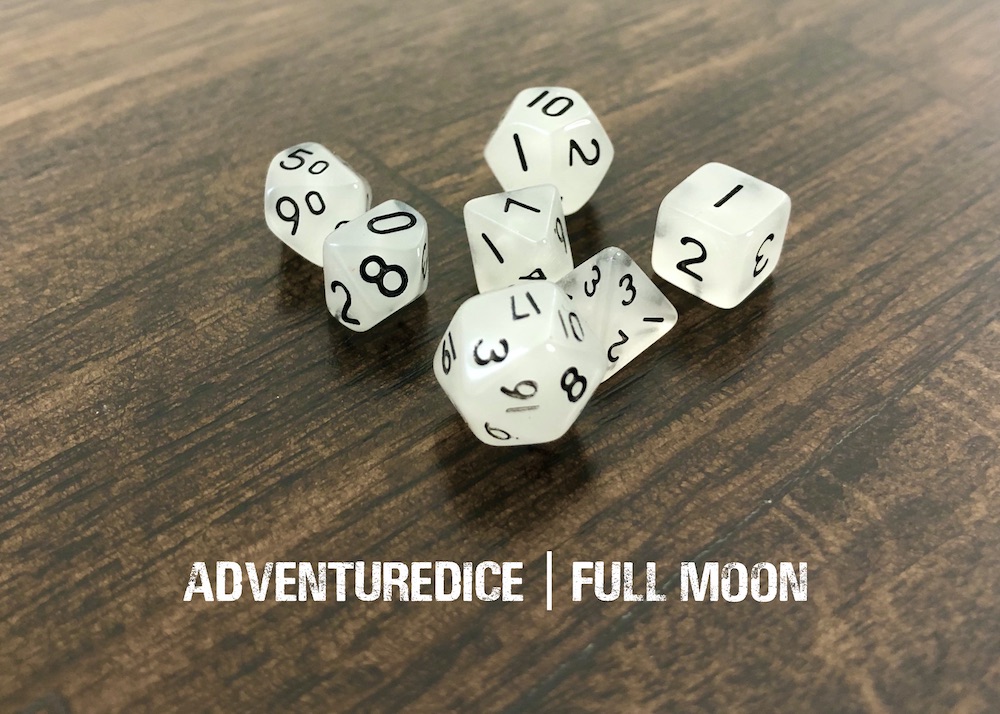Full Moon mini dice set – Adventure Dice